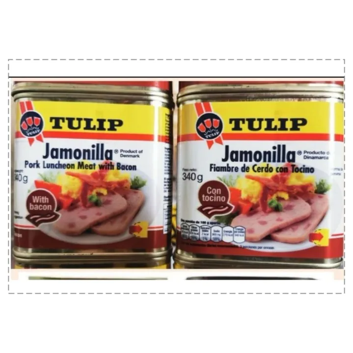 TULIP JAMONILLA PORK LUNCHEON MEAT WITH BACON 340g | Lazada PH