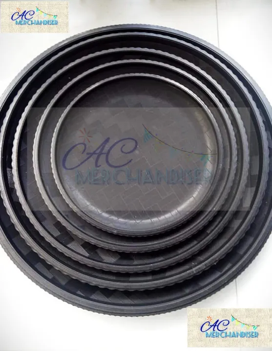 (10 pcs) Plastic Bilao Black Durable : 10" 12" 14" 16" 18" | Lazada PH