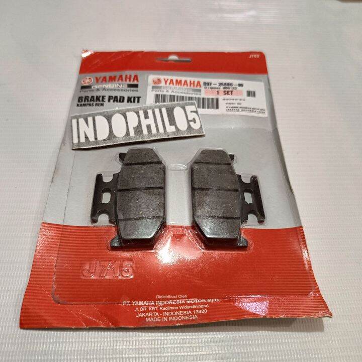 Brake Pad Rear Yamaha R15 V3,MT15,XSR155 Genuine | Lazada PH