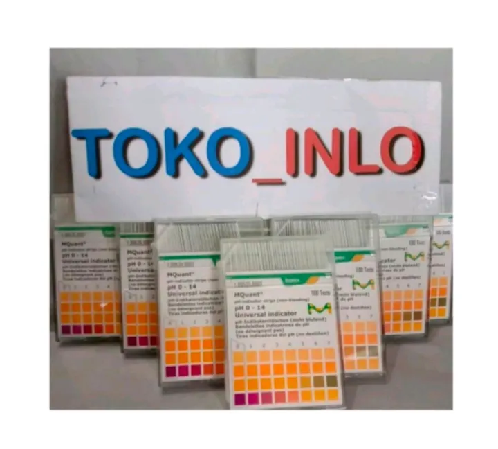 Kertas ph Merck Universal PH 0-14 / PH kertas/universal indikator / pH ...