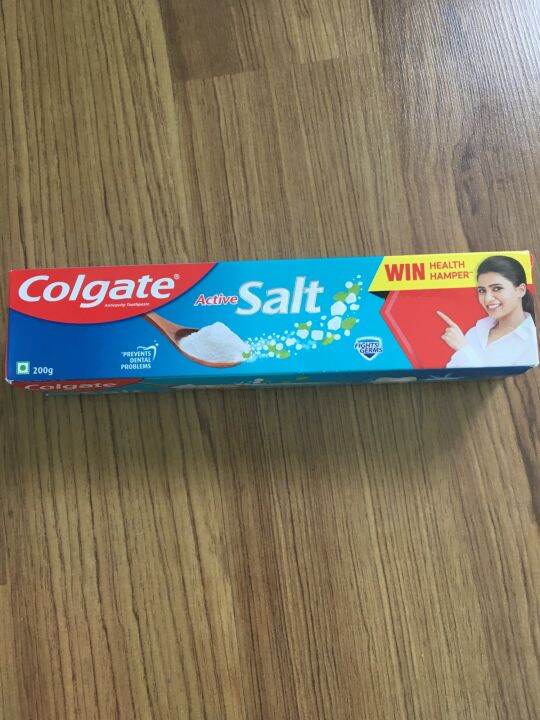 Colgate active salt toothpaste 200g | Lazada