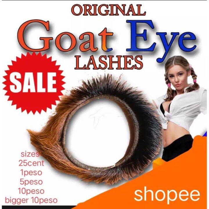 Pilikmata ng kambing goat eyelash for men 100% mKapal balahibo | Lazada PH