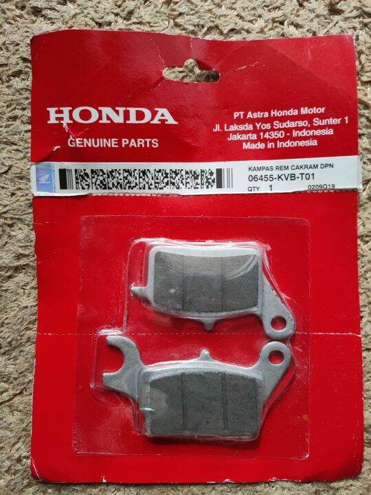 Honda Front Brake pad for (Click 125/150, Honda Genio, Honda Scoopy ...