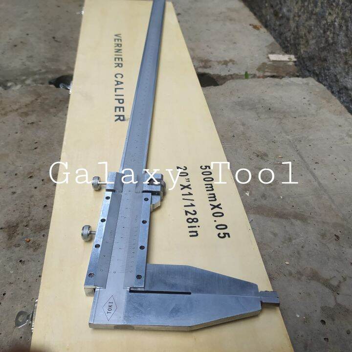 Vernier Caliper 1 Meter Sigmat Jangka Sorong Manual 40 Inch 0 - 1000 mm | Lazada Indonesia
