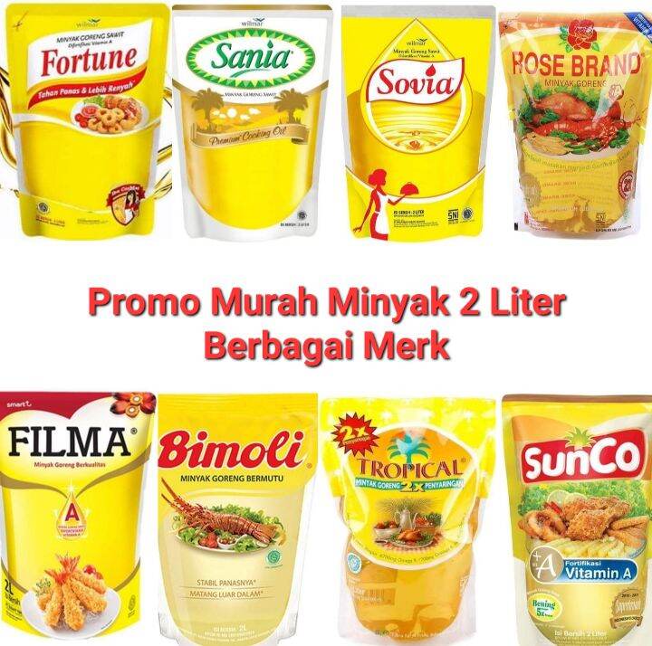 Minyak Goreng Murah 1/2 Liter Berbagai Merk Pouch/Kemasan | Lazada ...