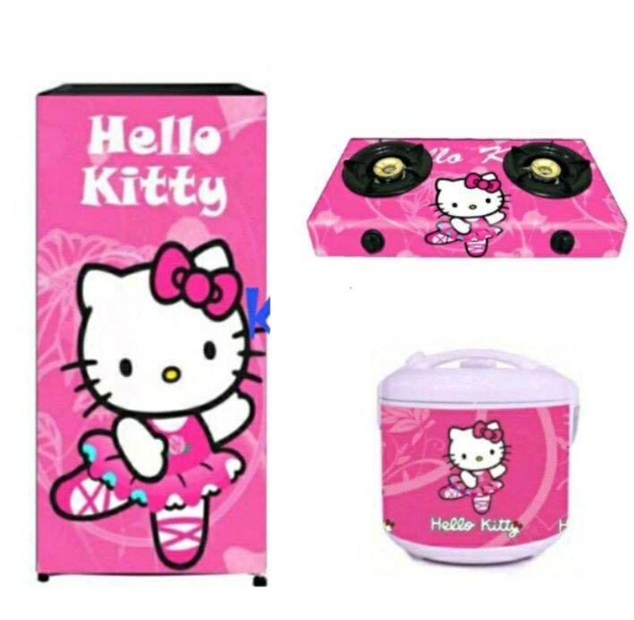 Stiker lengkap 3in1 kulkas 1 pintu / kompor 2 tungku /magicom karakter ...