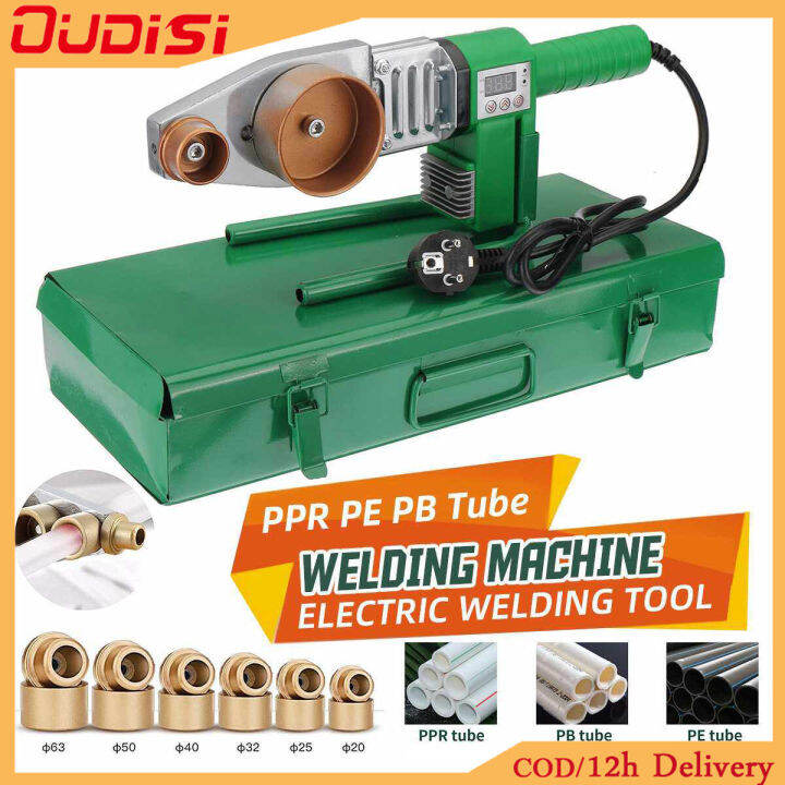 OUDISI 20-63mm Tube Welding Machine Temperature Display PPR PE PP Pipe Welding For Plastic Pipes ...