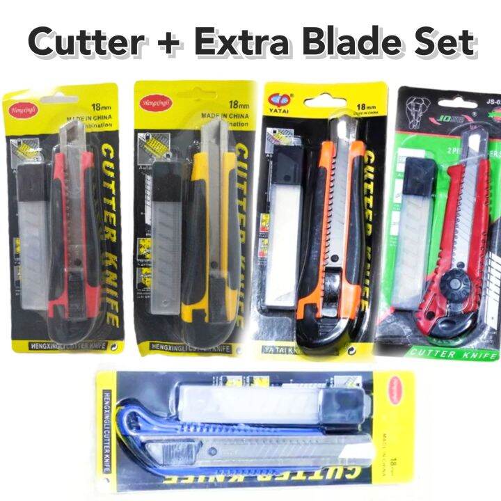18mm Cutter + Extra Blade Set | Lazada PH