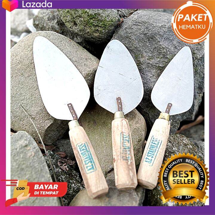 SENDOK SEMEN | SEKOP SEMEN TUKANG BANGUNAN | CETOK SEMEN STAINLESS ASLI ...