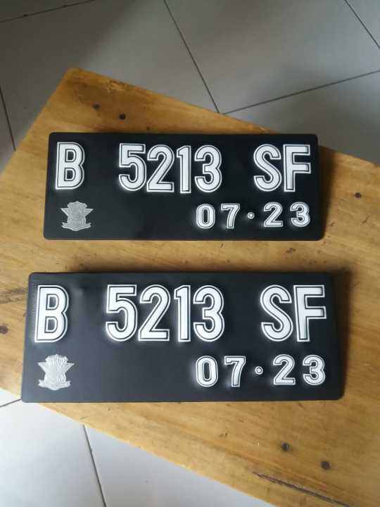 Plat Nomor Motor Huruf Modif | Lazada Indonesia