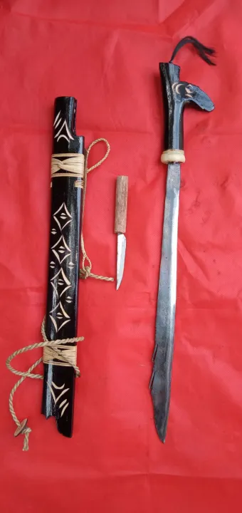 MANDAU DAYAK MOTIF NAGA KHAS KALIMANTAN | Lazada Indonesia