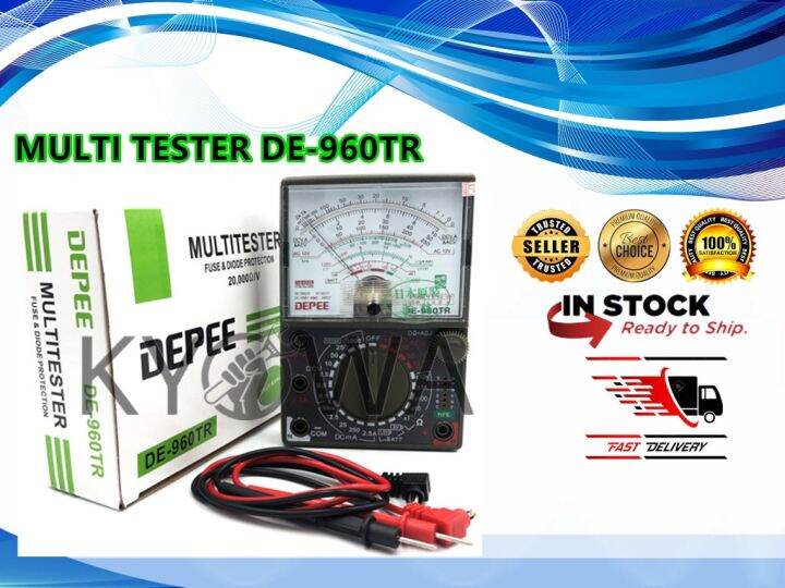 ANALOG MULTITESTER DE-960TR | Lazada