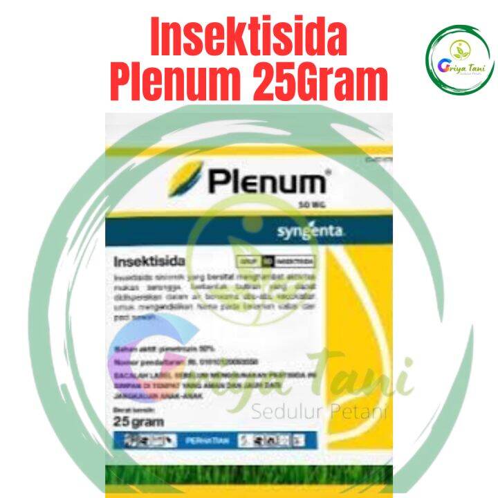 Syngenta - Insektisida Plenum 50WG (25 Gram) Obat Pembasmi Hama Wereng ...