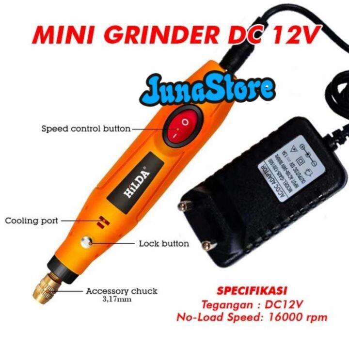 Alat Mini Grinder Engraving Drill / Gerinda Ukir Grinding DC 12V ...