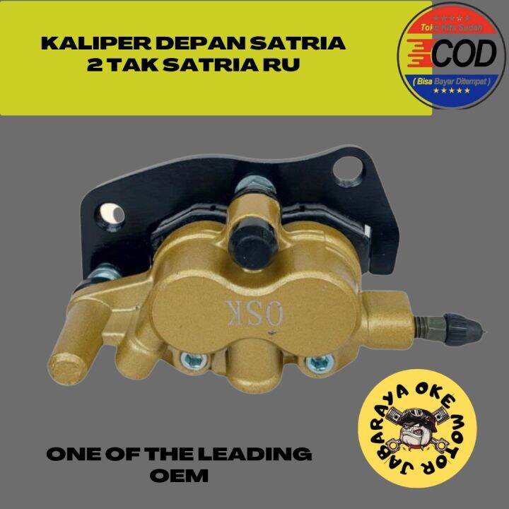 kaliper caliper rem cakram depan pala babi satria 2 tak original satria hiu | Lazada Indonesia