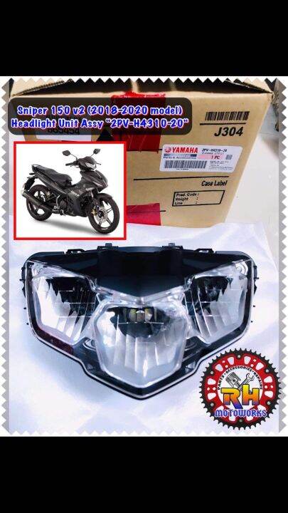 Sniper 150 v2 (2018-2020 model) HEADLIGHT UNIT ASSY YAMAHA GENUINE ...