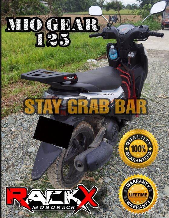 RACK X MONORACK FOR MIO GEAR 125 (STAY GRAB BAR) | Lazada PH