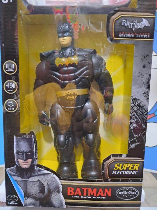 ROBOT MAINAN BATERAI BISA JALAN SPIDERMAN HULK ,BATMAN DAN SUPERMAN ...