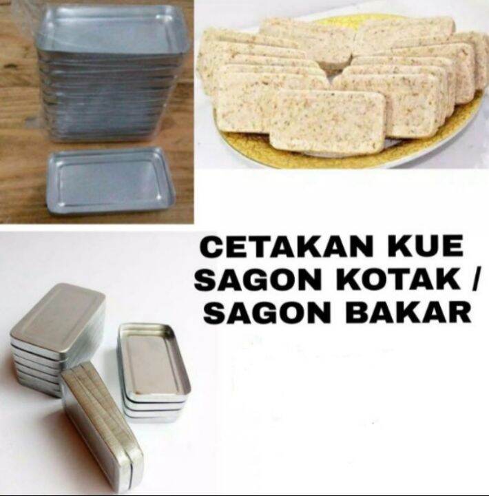 20 Pcs CETAKAN KUE SAGON KELAPA BAKAR ANTI KARAT | Lazada Indonesia