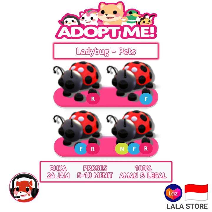 Adopt Me - Ladybug - Roblox | Lazada Indonesia