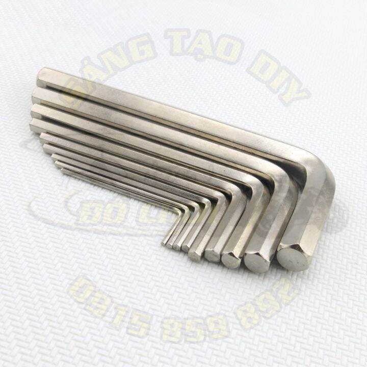 Lục lăng siết ốc chữ L - Cây lục giác mở ốc M3 M4 M5 M6 M8 M10 | Lazada.vn