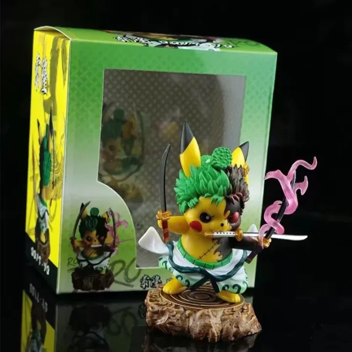 Fastshipment Anime Pokemon Pikachu Cosplay Roronoa Zoro ONEPIECE GK ...