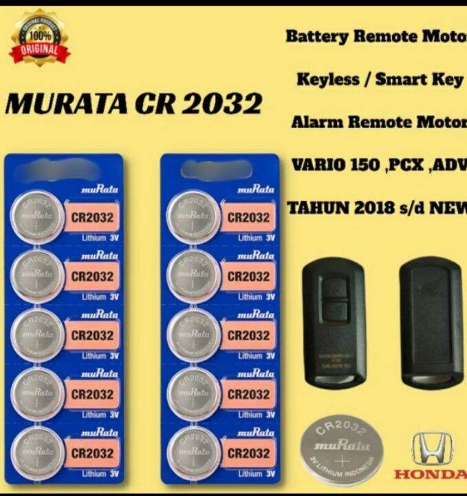 Battery Remote Motor Vario150, Pcx, Adv,Aerox, Lexi, | Lazada Indonesia