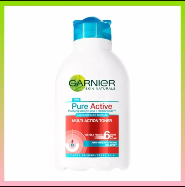 Garnier Pure Active Multi Action Toner For Acne Prone Skin 150ml ...