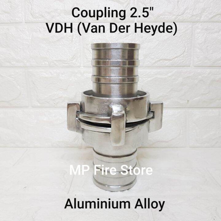 FIRE HOSE COUPLING VDH 2.5 in ALUMINIUM VAN DER HEYDE SELANG PEMADAM ...