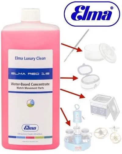 ELMA 1:9 RED watch parts cleaning solution GERMANY MADE | Lazada PH