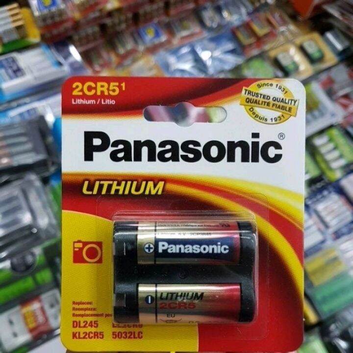 (แพคเกจ USA) ถ่านกล้อง Panasonic 2CR5 Lithium 6V Madi in USA ของใหม่ ของแท้ | Lazada.co.th