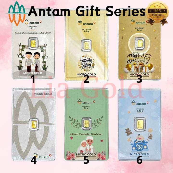 Logam Mulia EMAS ANTAM HARTADINATA Gift Series 0,1 Gram | Lazada Indonesia