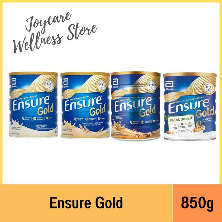 Ensure Gold Vanilla/ Wheat/ Coffee/ Plant Based | Lazada