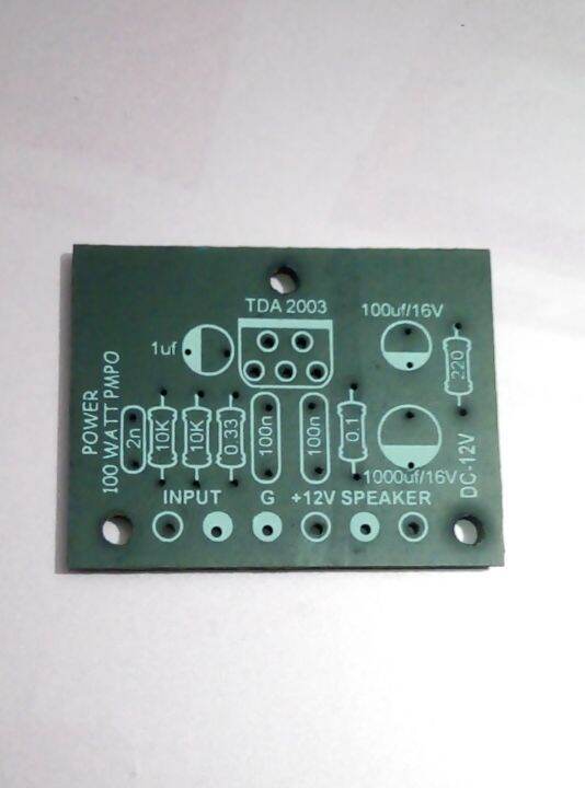 PCB Mini Power TDA 2003 mono - PCB Power TDA2003 12v dc | Lazada Indonesia
