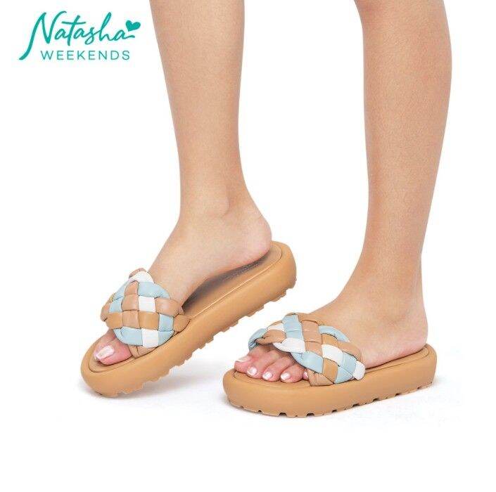 Natasha Ladies Slipper Fulfill Man-made Leather/PVC NLS | Lazada PH
