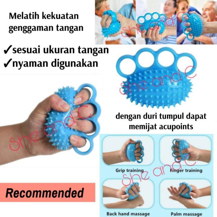 Bola Terapi Tangan Bola Latihan Stroke Berduri Latihan Motorik ...