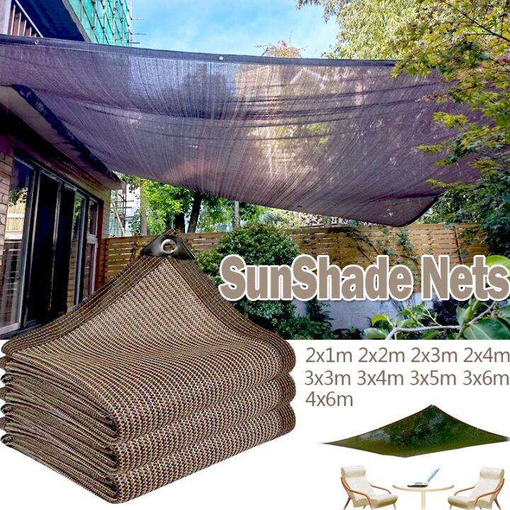 Sun Shade Net Outdoor Camping Shading Tent Awning Garden Gazebos ...