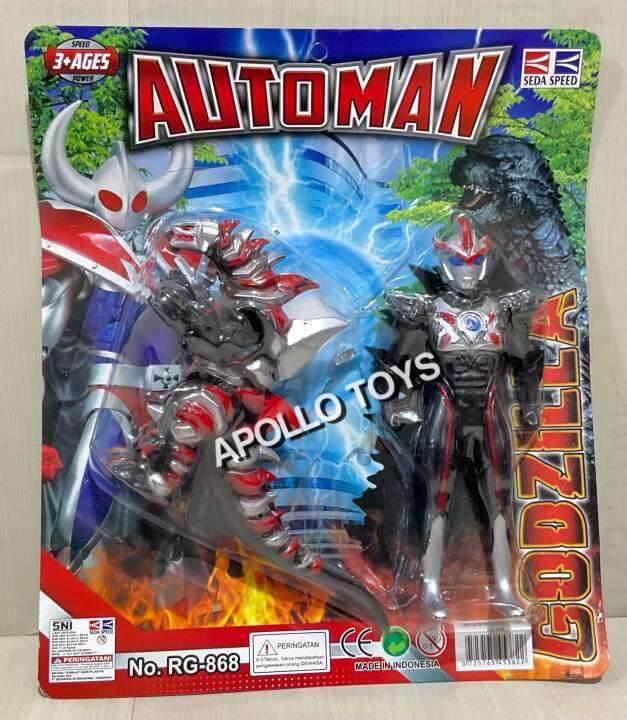 MAINAN ANAK AUTOMAN GODZILA MONSTER | Lazada Indonesia