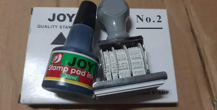 STAMP PAD INK STAMP PAD NO.2 WITH INK DATE INK SET | Lazada PH