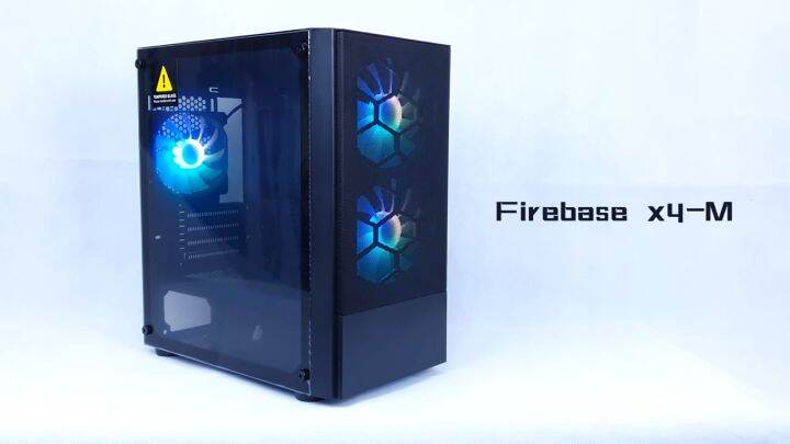 1ST PLAYER X4-M FIREBASE GAMING CASE (with 3 ARGB fans) | Lazada