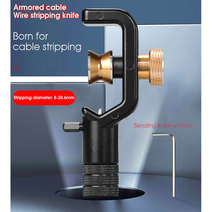 Pemotong Kabel Besar 4-10Mm/8-28.6Mm Alat Pengupas Kabel Tembaga ...