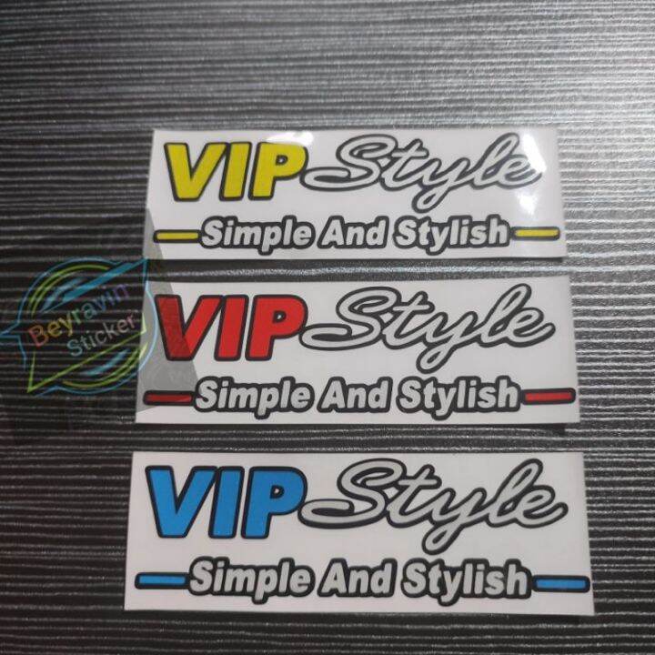 sticker VIP style simple and stylish cutting | Lazada Indonesia