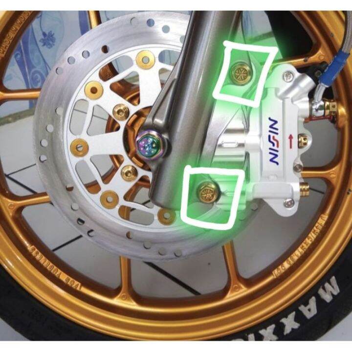 Set baut Probolt Braket kaliper honda beat scoopy supra vario dll Braket standar braket variasi ...