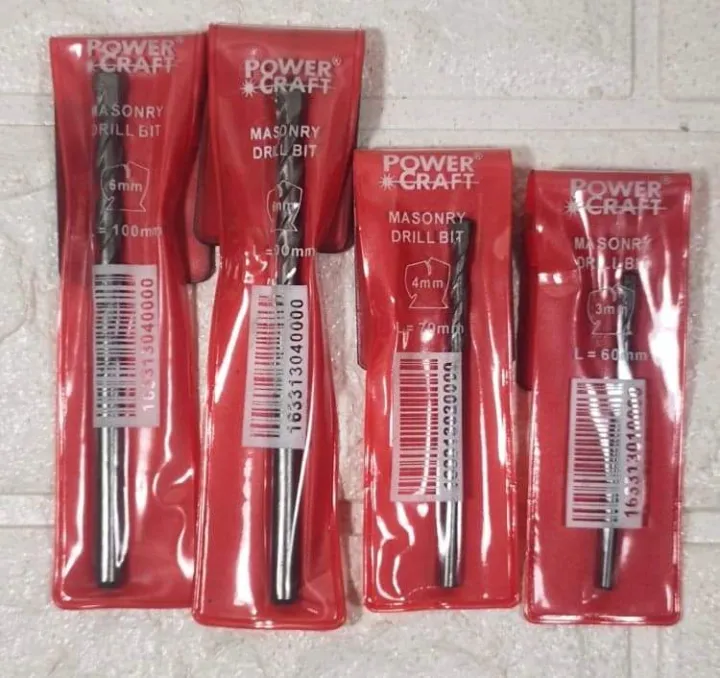 Original Powercraft Masonry Concrete Sold Per Piece Size 1/8 5/32 3/16 ...