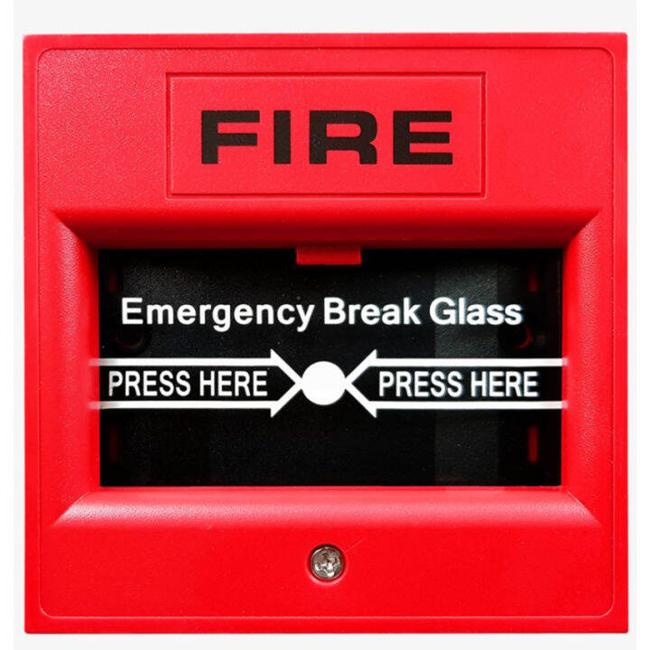 3A 36V DC Fire Alarm Switch Break Glass Manual Call Safety Emergency ...