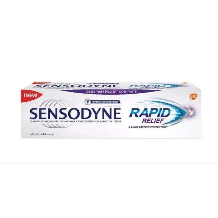 SENSODYNE RAPID RELIEF 100G TOOTHPASTE (exp 6/24) | Lazada