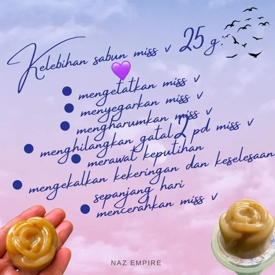 SABUN MISS V MANJAKANI 25g( RAWAT KEPUTIHAN |DAKI | RAWAT MISS V BERBAU ...