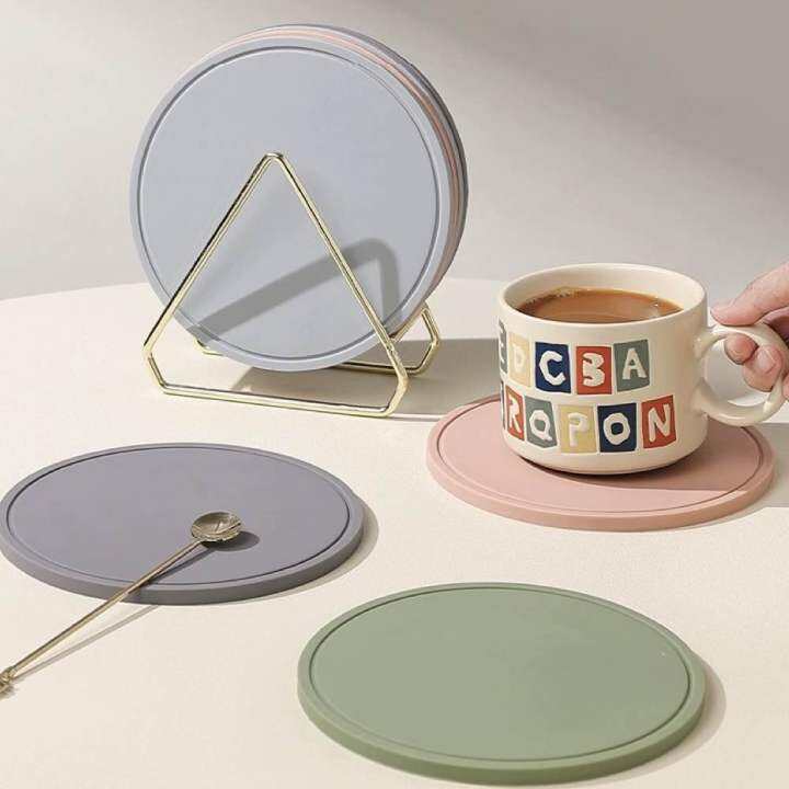 Silicone Insulation Mat Placemat Anti-scalding Pot Mat Bowl Mat Coaster ...