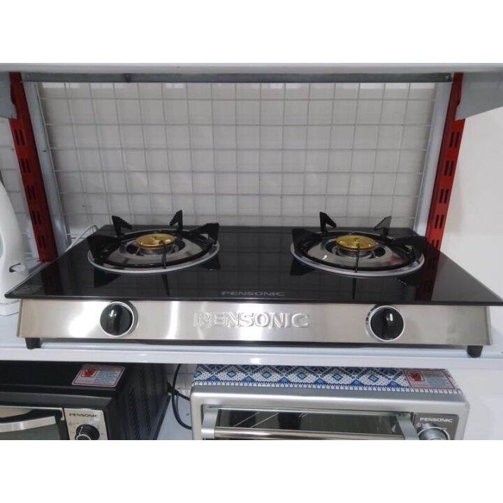 PENSONIC Gas Stove Black/ Kompor Gas Hitam PCG-2202G | Lazada Indonesia