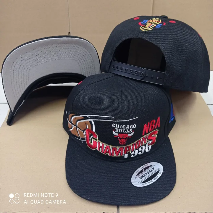 Vintage Cap Snapback NBA CHAMPIONS with freebox | Lazada PH